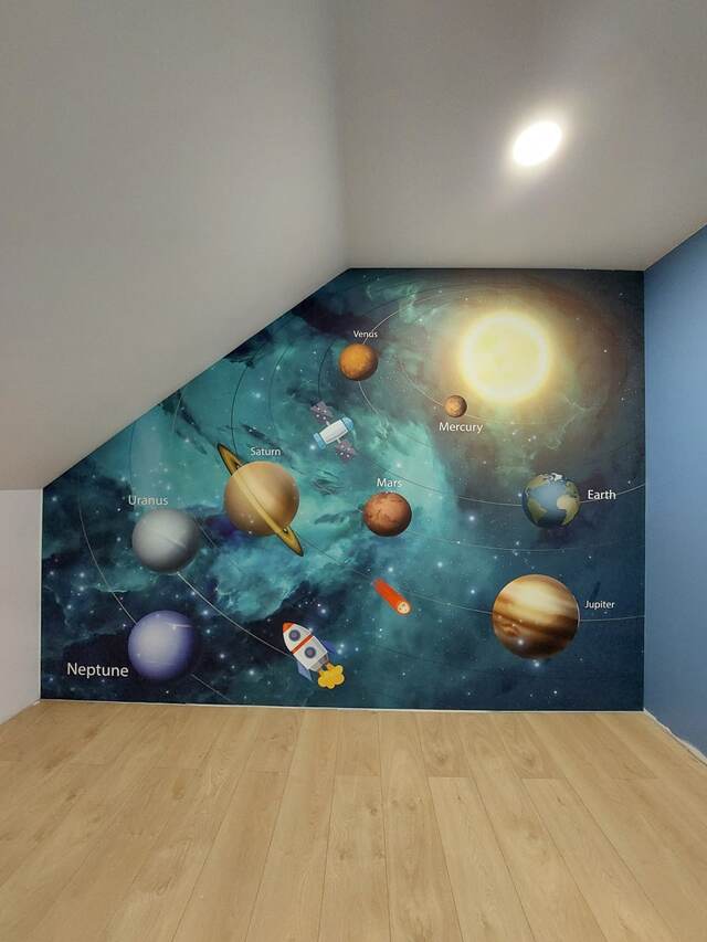Wall mural Solar system | Uwalls.com